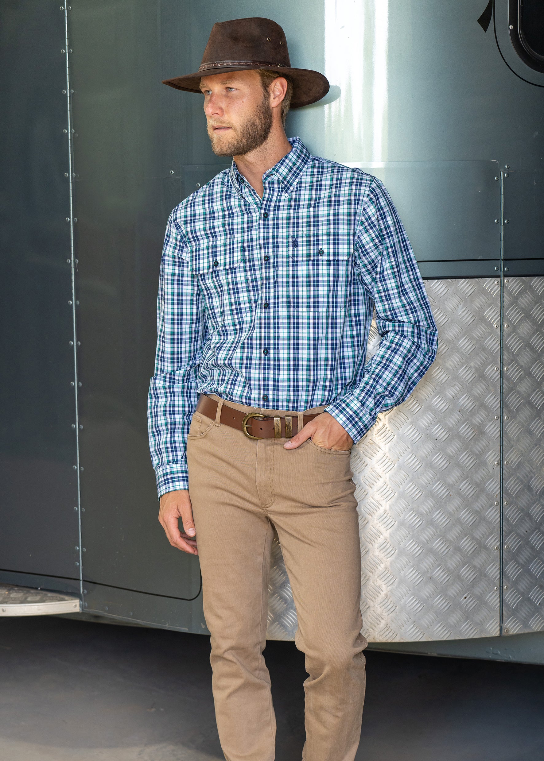 Thomas Cook Mens Jackson Check 2-PKT L/S Shirt – Griffin Equestrian